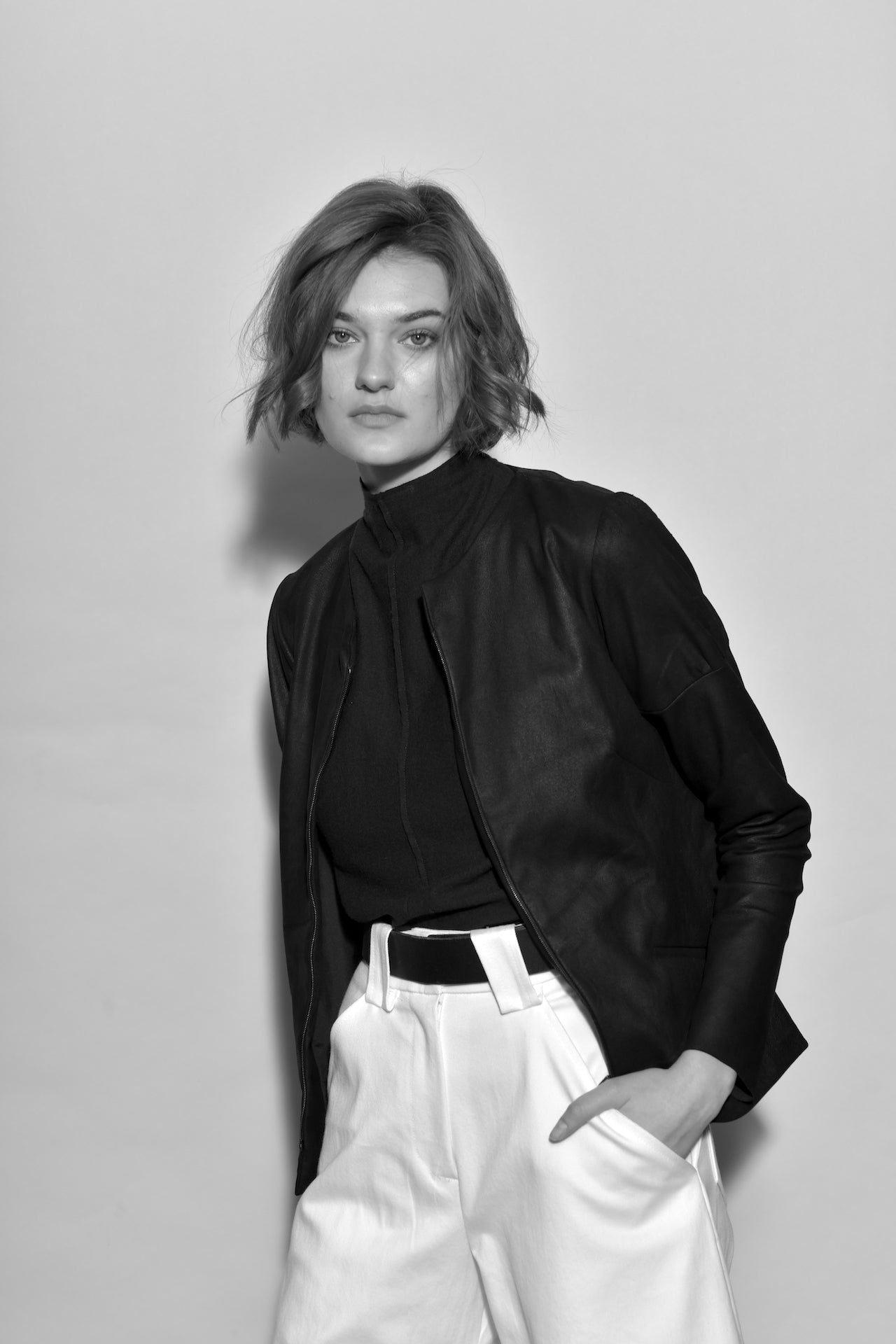 Black Leather Jacket Tina | Anika Lena Skarström Paris – ANiKALENASKÄRSTRÖM